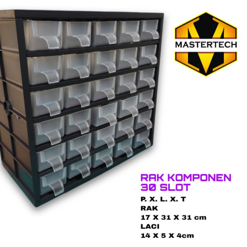 Jual RAK KOMPONEN 30 SLOT | Shopee Indonesia