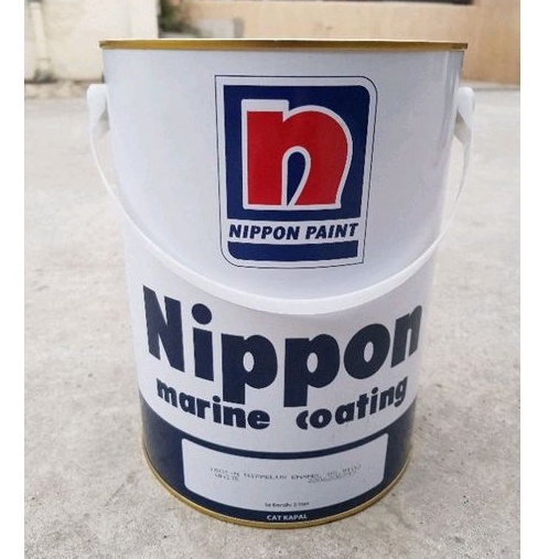 Jual Nippon Marine Coanting/ Cat Kapal/ Nippelux Enamel BS9103 Black 5 ltr | Shopee Indonesia