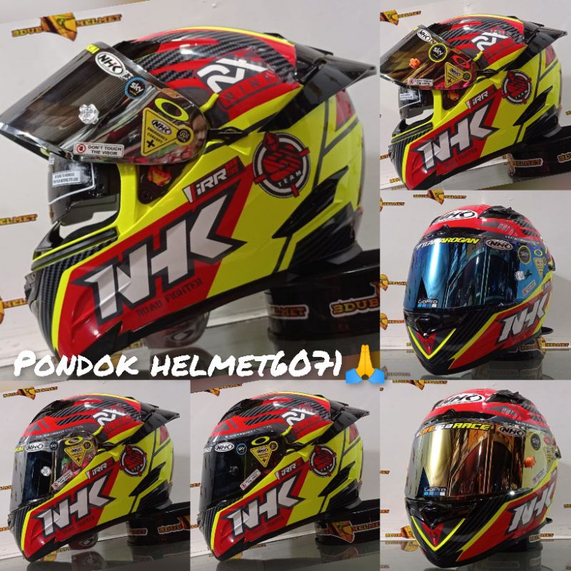 Jual HELM NHK RX9 RACER YELLOW ORIGINAL HELM PAKET GANTENG | Shopee ...