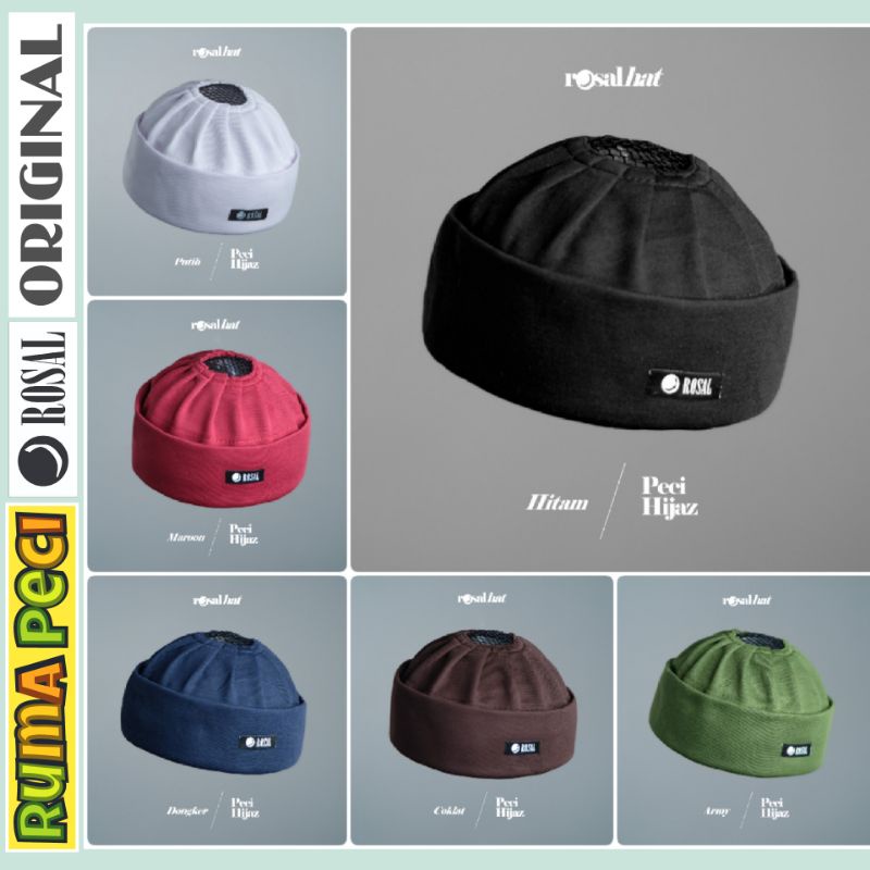 Jual peci mesir hijaz rosal/kopiah sholat khas mesir | Shopee Indonesia