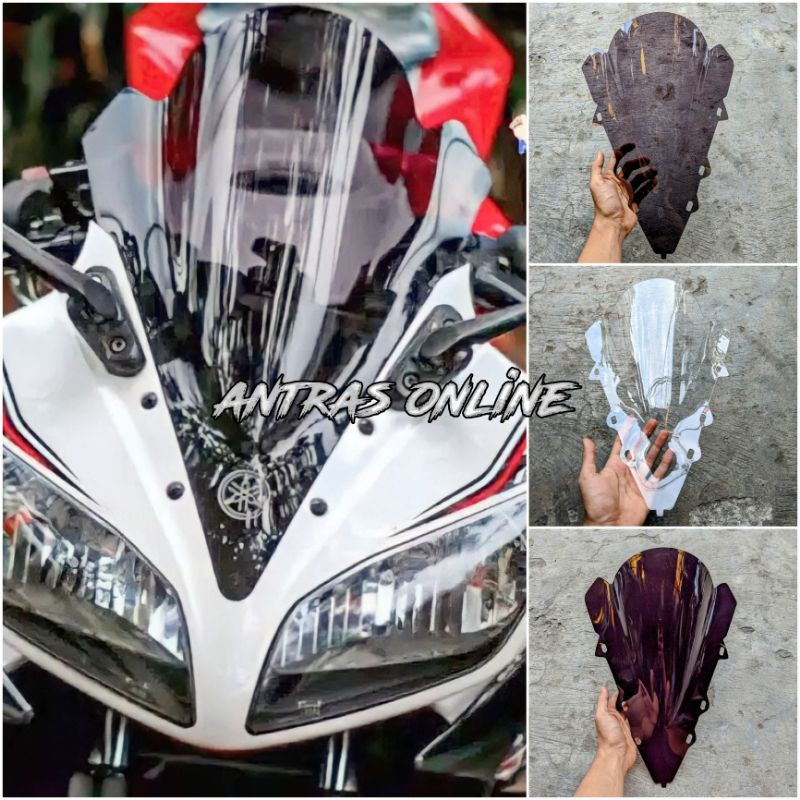 Jual Visor Yamaha R15 v2 Model Jenong Bening Riben dan Hitam ...