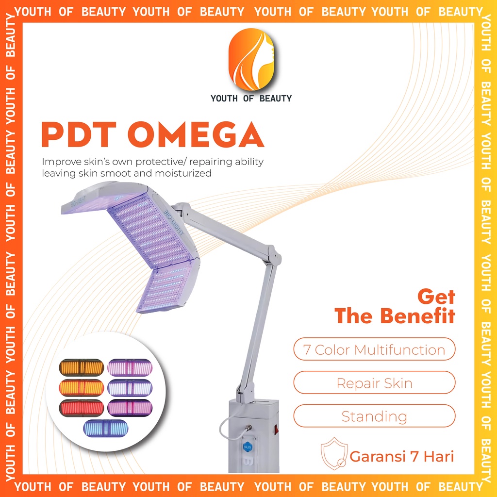Jual Pdt Standing Omega 7 Warna LED Alat Kecantikan Perawatan ...