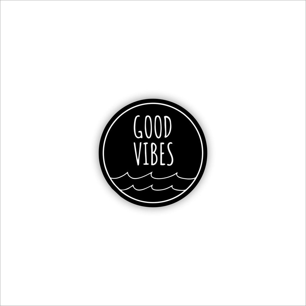 Jual STIKERN BRAND STIKER GOOD VIBES STIKER CASE SATUAN BULAT STIKER ...