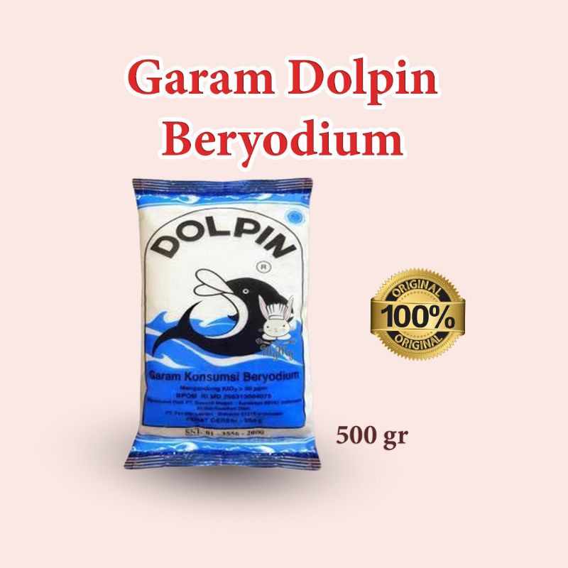 Jual Garam Dolpin 500gr / Garam Dolpin 500gr halus Beryodium | Shopee ...