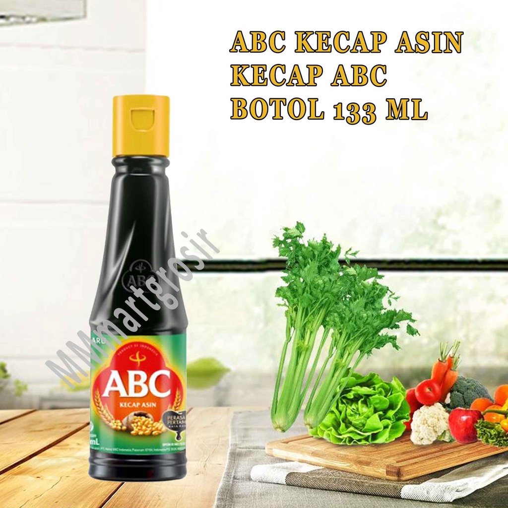 Jual Abc / Kecap Asin Kedelai / Kecap Asin Botol Serbaguna / 131ml | Shopee Indonesia