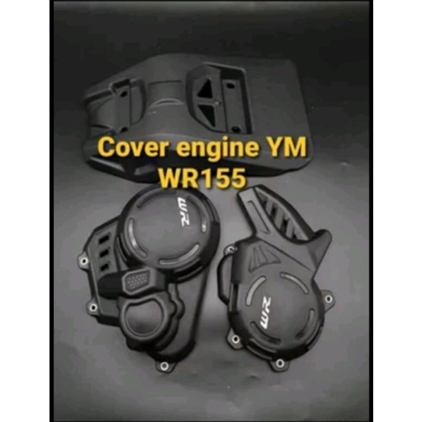 Jual cover engine wr 155 tutup mesin plus cover magnet dan kopling ...