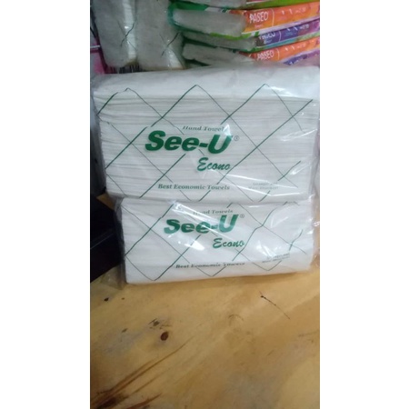 Jual Tissue Handtowel Merk Seeu kemasan Hijau | Shopee Indonesia