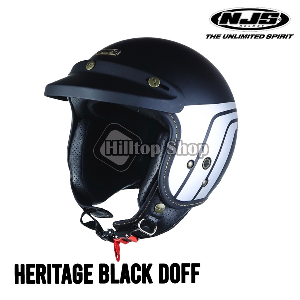 Jual Helm NJS NR 80s Heritage Retro Helmet | Shopee Indonesia