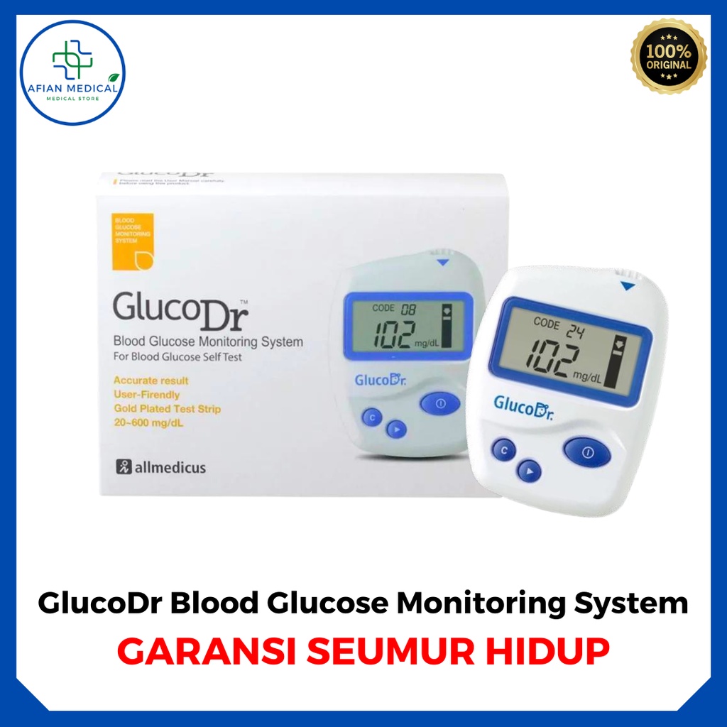 Jual Gluco Dr AGM-2100 Alat Tes Gula Darah / Alat Cek Glukosa Gluco Dr ...