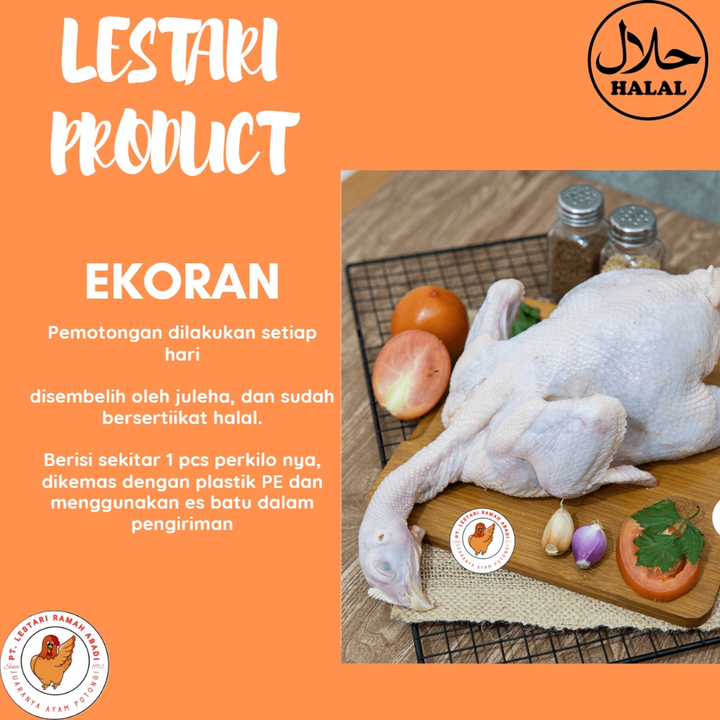 Jual Ayam Besar Utuh Ekoran 1.3 kg | Shopee Indonesia