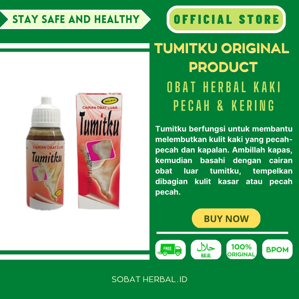 Jual ORIGINAL! BPOM Tumitku Obat Kaki Pecah dan Kering terbaik yang ...