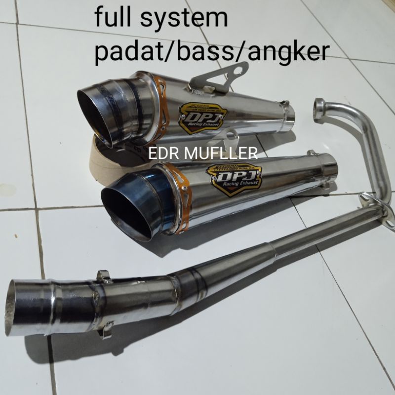 Jual knalpot Dpj racing khusus untuk motor jupiter mx OLD/NEW satria fu ...