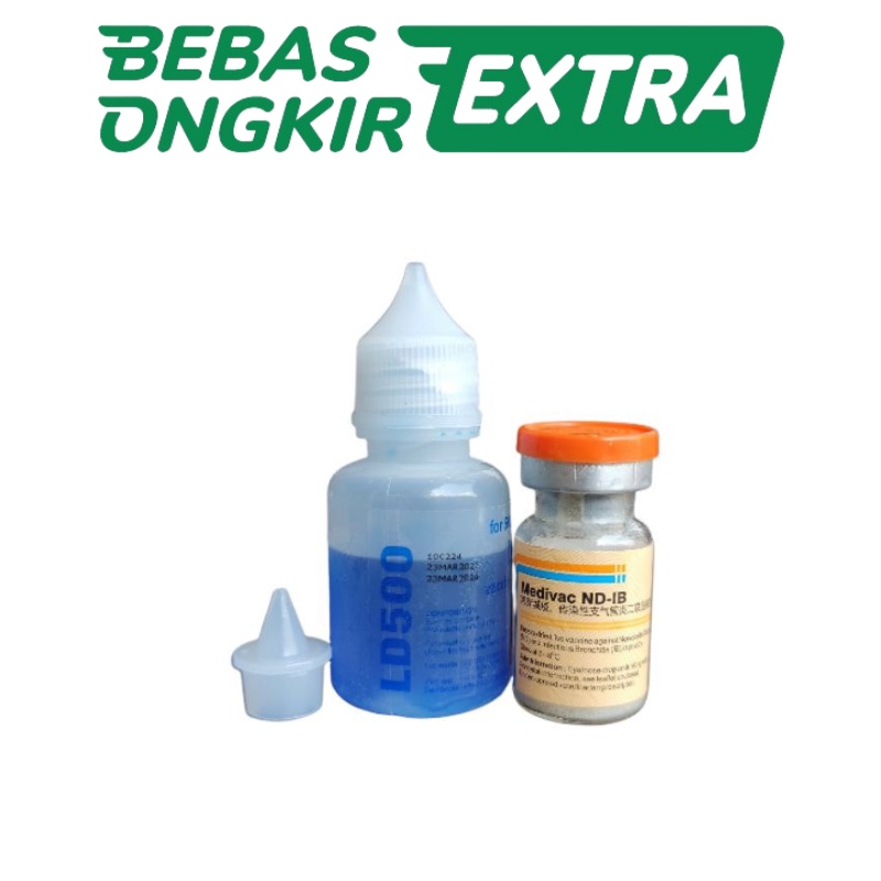 Jual VAKSIN MEDIVAC ND IB LD 500 mencegah tetelo dan infeksi saluran ...