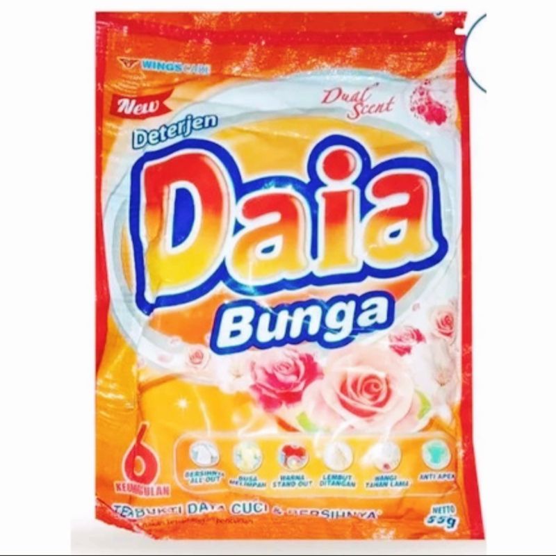 Jual DAIA SABUN CUCI PAKAIAN Kemasan 50g | Shopee Indonesia
