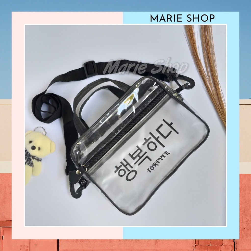 Jual [FOREVER KOREA] SLING BAG - TAS MIKA TRANSPARANT - SLING BAG MIKA ...