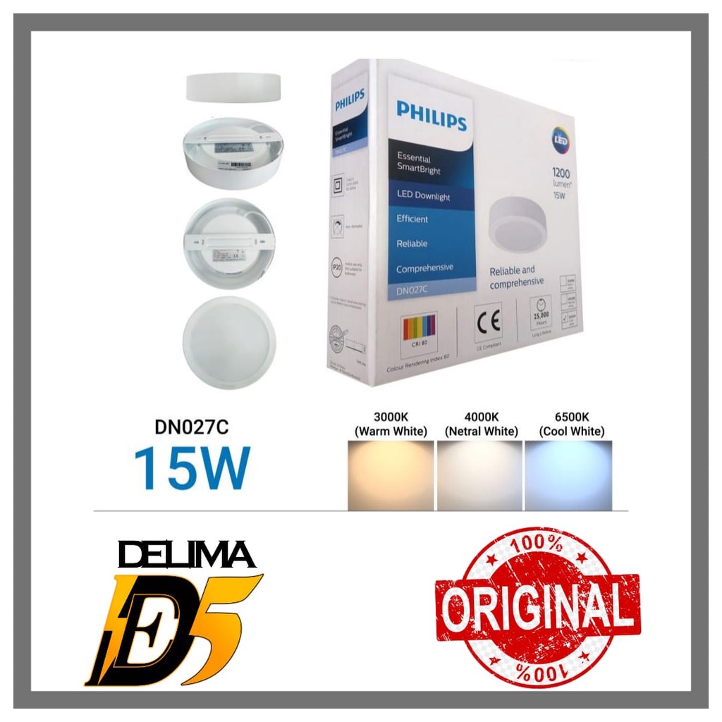 Jual Lampu LED Downlight DN027C 12W (CW-Putih / WW-Kuning / NW-Semu ...