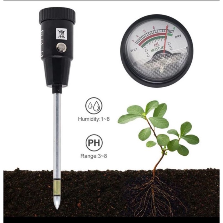 Jual Soil Moisture Meter pH Tester 2in1 ZD06 Probe 300mm / 30cm ...