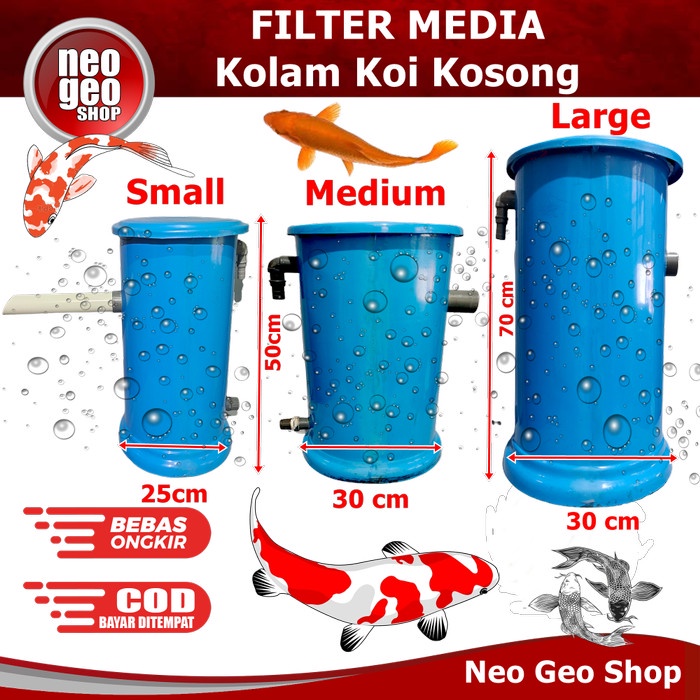 Jual Tong Filter Tabung Kosong Tong Chamber Kolam Ikan External Fiber ...