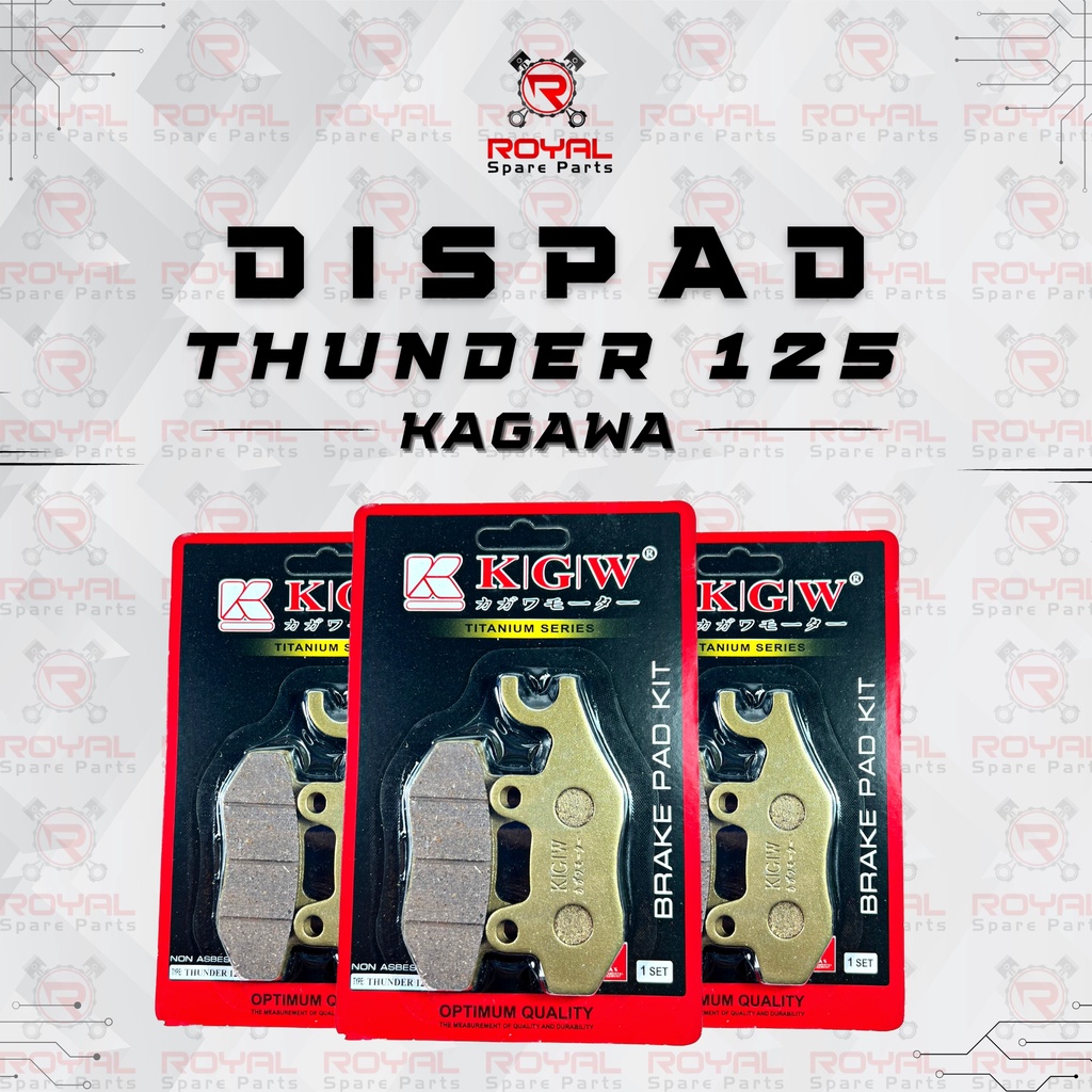 Jual DISPAD DISCPAD THUNDER 125 / KLX 150 ORIGINAL KAGAWA | Shopee ...