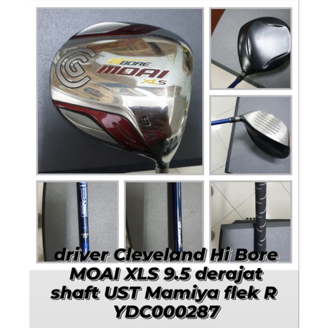Jual Stik golf Driver Cleveland Hi Bore MOAI XLS 9.5 derajat shaft UST ...