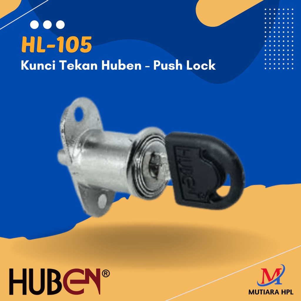 Jual Kunci Laci Tekan HUBEN / Kunci Push Lock HL-105 | Shopee Indonesia