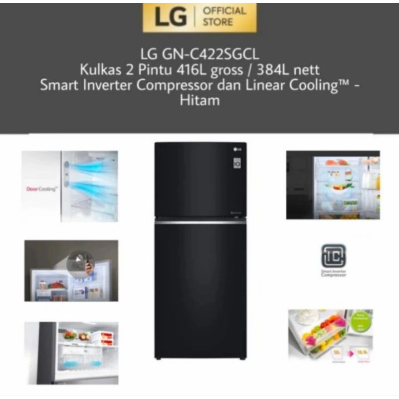 Jual Kulkas 2 Pintu 416L gross / 384L nett Smart Inverter Compressor ...
