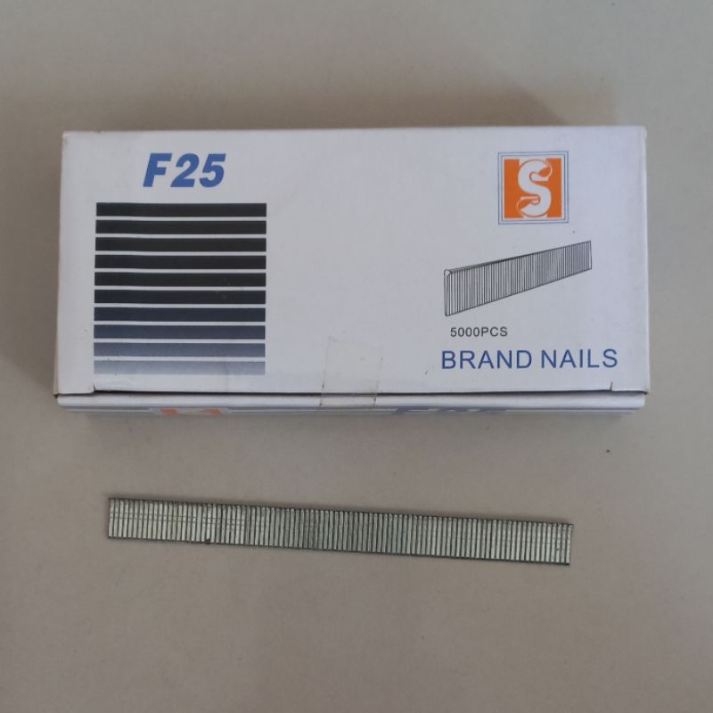 Jual finish nail / paku tembak F25/2,5cm - 5000pcs/box iee perng ...