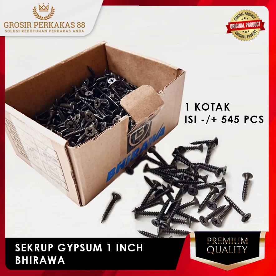 Jual Sekrup Gypsum Skrup Gipsum Drywall Screw 6x1 | Shopee Indonesia