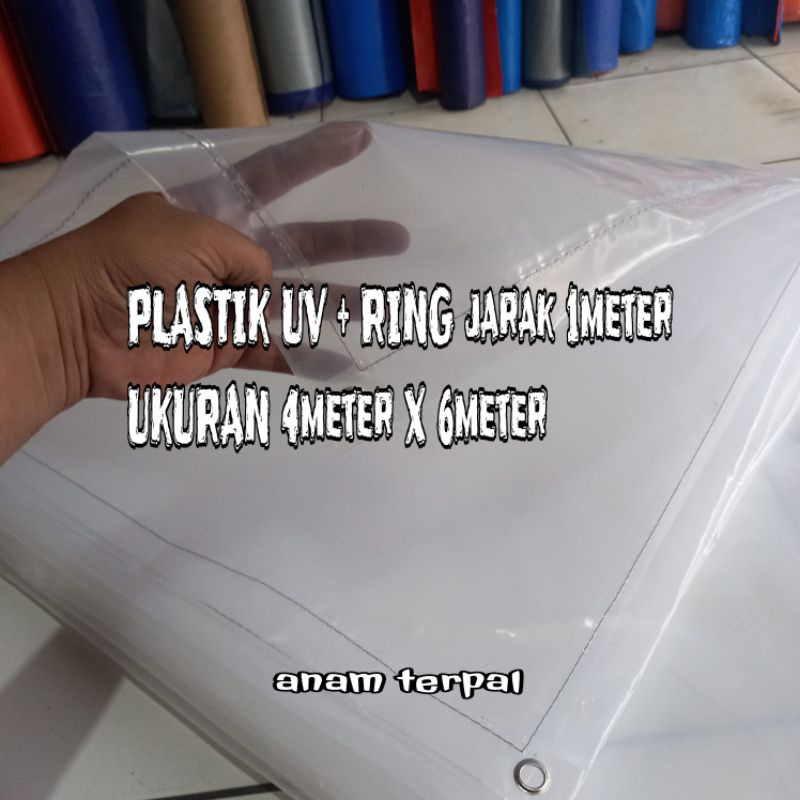 Jual PLASTIK UV + RING 4x6 TEBAL 200 MICRON | Shopee Indonesia