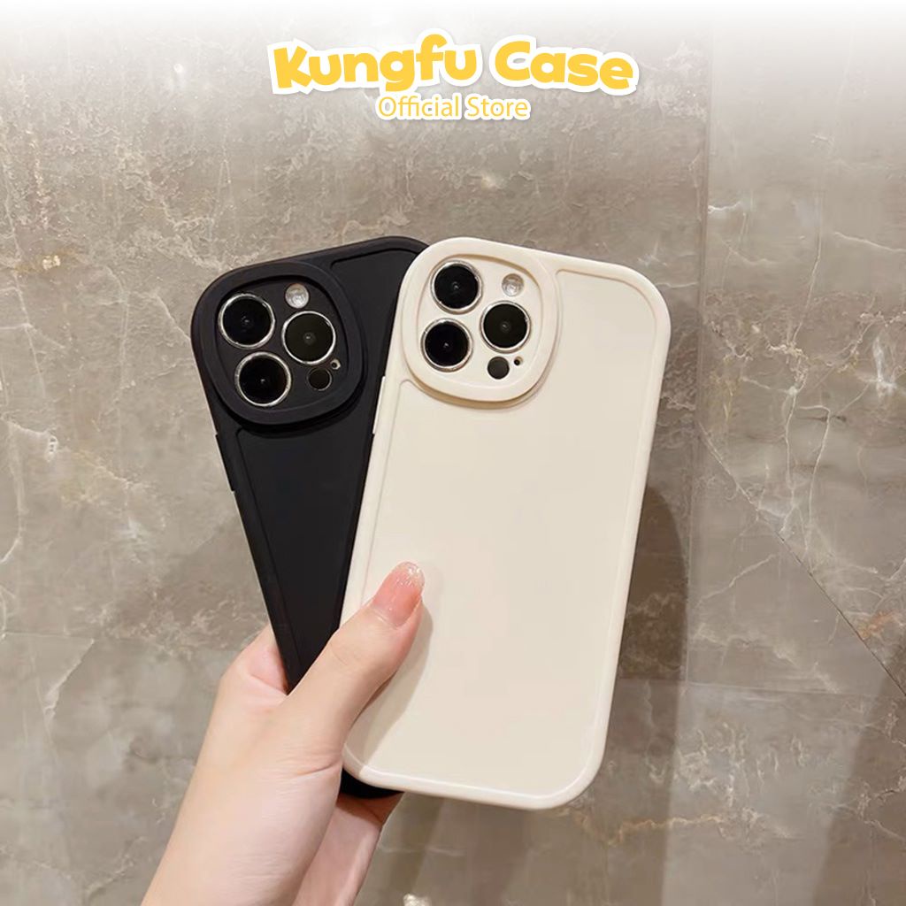 Jual Kung Fu Case - Casing Softcase Silikon Bulat Polos Simple Cover Iphone 6 6S 7 Plus Xr Xs ...