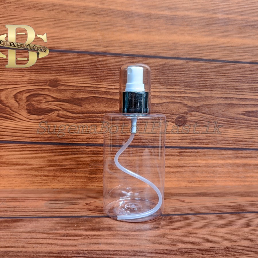 Jual botol spray silver 250ml rf dioli tutup silver botol bening | Shopee Indonesia