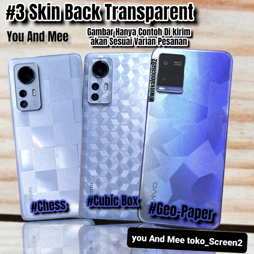 Jual Custom Skin Sticker! Back Body Vivo Y100 Y17s V40 Lite V40 pro V30 ...