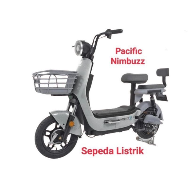 Jual Sepeda Motor Listrik Pacific NIMBUZZ Baterai 48V 20Ah Dengan ...