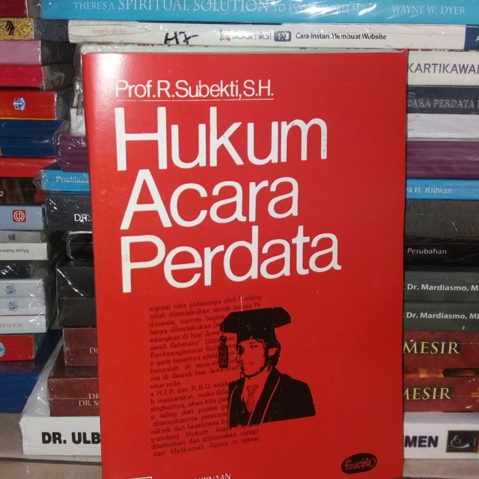 Jual Buku Hukum Acara Perdata , Prof Subekti | Shopee Indonesia