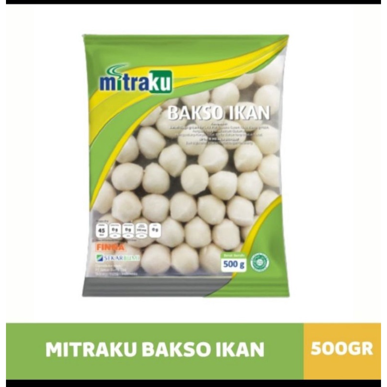 Jual mitraku bakso ikan/fish meatball mitraku 500gr | Shopee Indonesia
