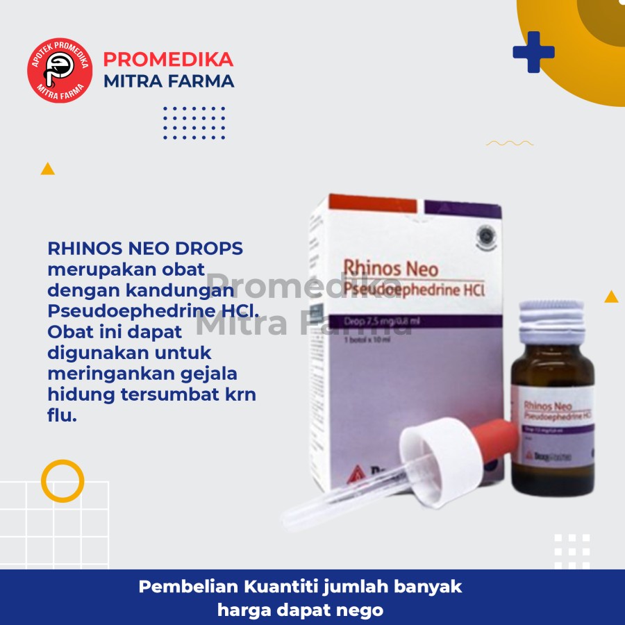 Jual Rhinos Neo 10 ml Drop Syrup Botol / Obat Pilek Bayi | Shopee Indonesia