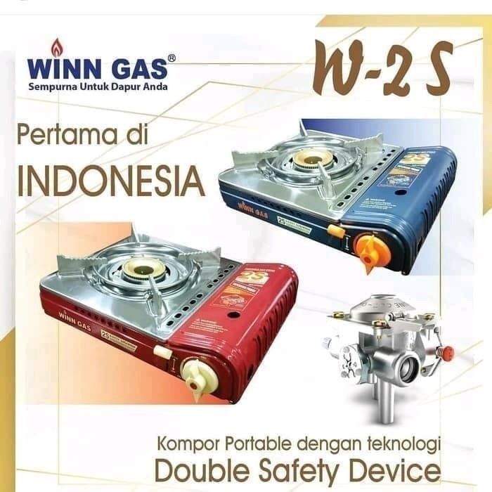 Jual Kompor Portable Winn Gas Api Biru | Shopee Indonesia