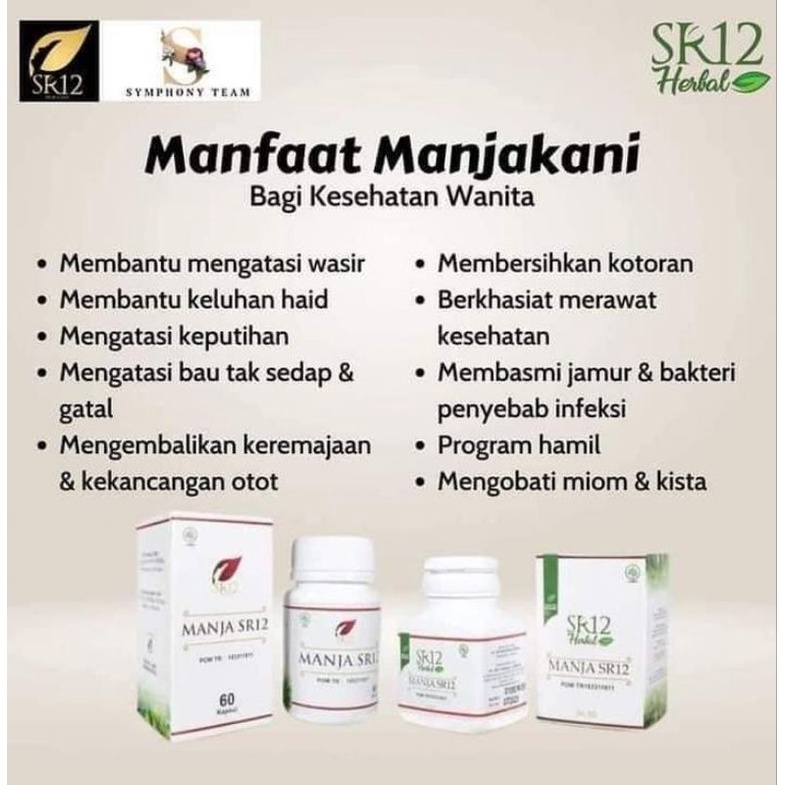 Jual MANJA SR12 ( Kesehatan Wanita) | Shopee Indonesia