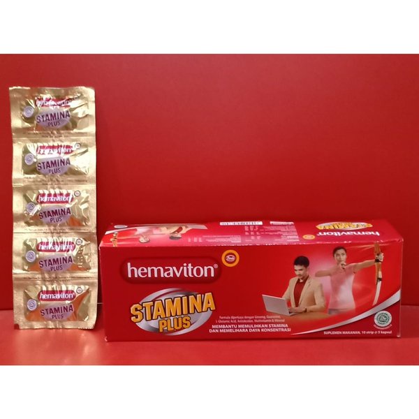 Jual hemaviton Stamina Plus Multivitamin Kapsul Suplemen Kesehatan ...
