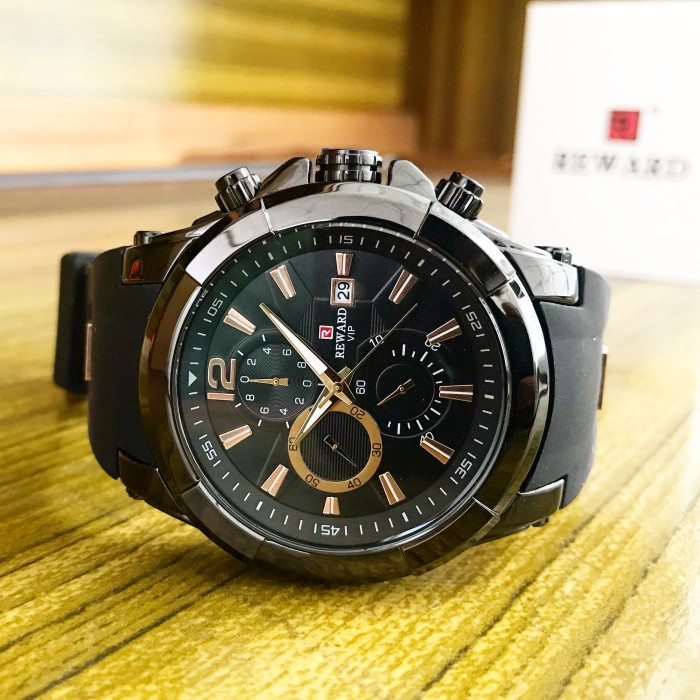 Jual Jam Tangan Cowok Pria Original Ori Analog Rubber REWARD Bayonet ...