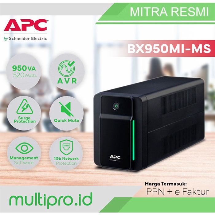 Jual UPS APC Back UPS BX 950VA 520W BX950MI-MS | Shopee Indonesia