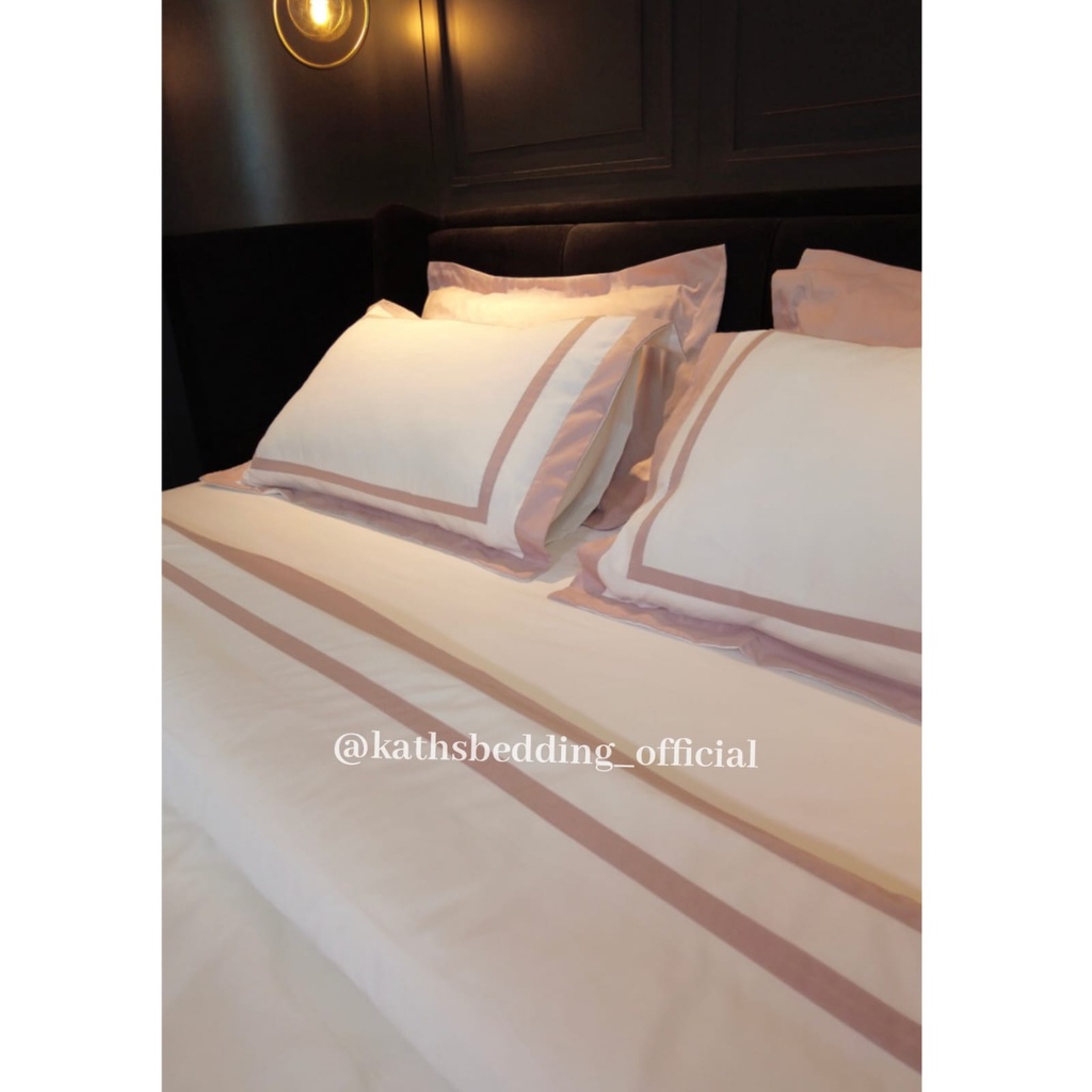 Jual Sprei Korea Model List Alice Line set dengan Bedcover | Shopee ...