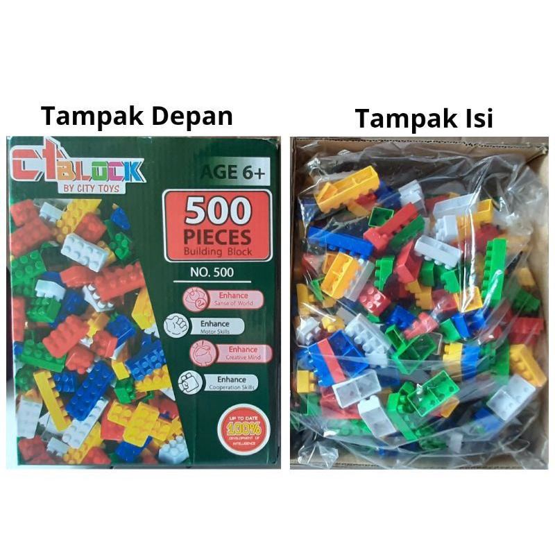 Jual Blocks - Balok Susun 500 Pcs | Shopee Indonesia