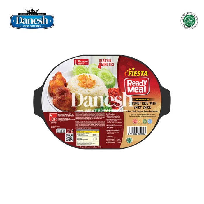 Jual Fiesta Ready Meal Coconut Rice with Spicy Chicken Frozen Food ...
