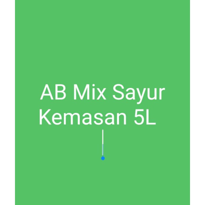 Jual Nutrisi AB Mix Sayur Hidroponik kemasan 5 liter | Shopee Indonesia