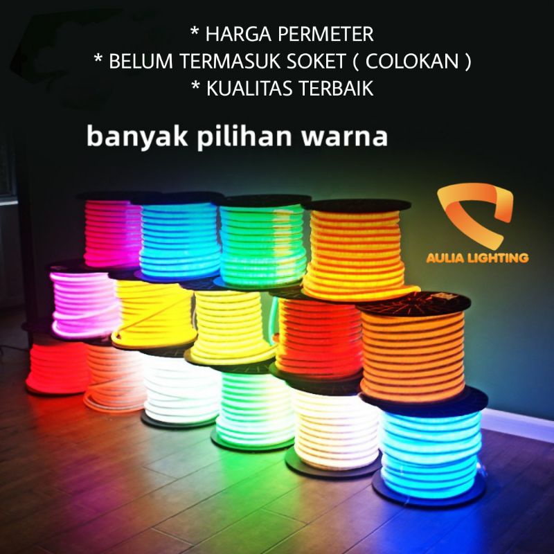 Jual LAMPU LED NEON FLEXIBLE 220V 1 - 100 METERAN KAMAR AESTETIK ...