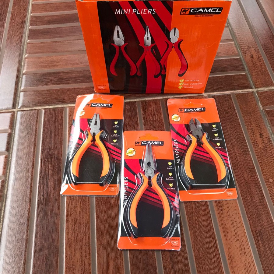 Jual TANG MINI CAMEL 4,5 INC PLIERS KOMBINASI, POTONG, CUCUT/LANCIP KECIL | Shopee Indonesia