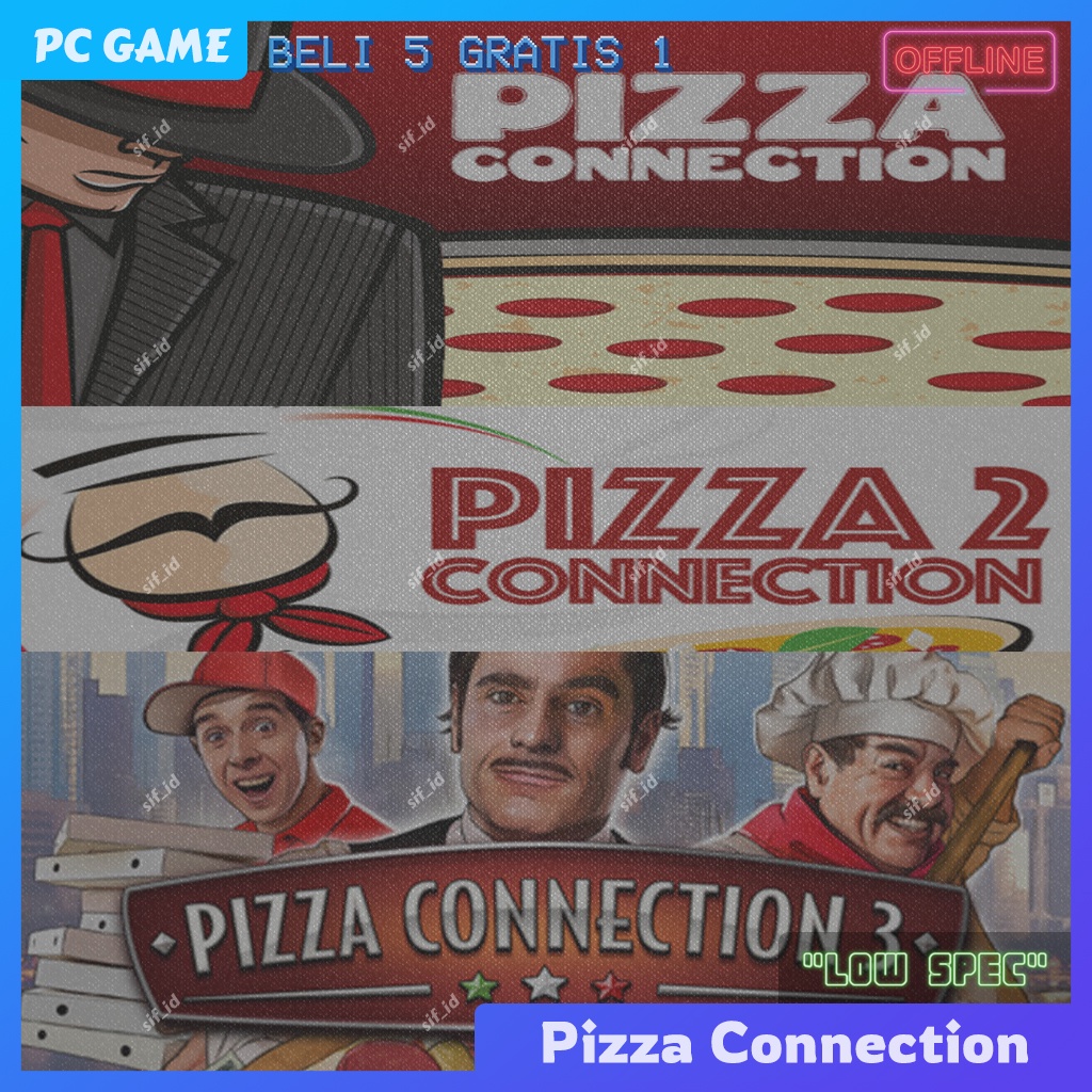 Jual Pizza Connection 1 2 3 - Koleksi Pizza Connection Lengkap - PC ...