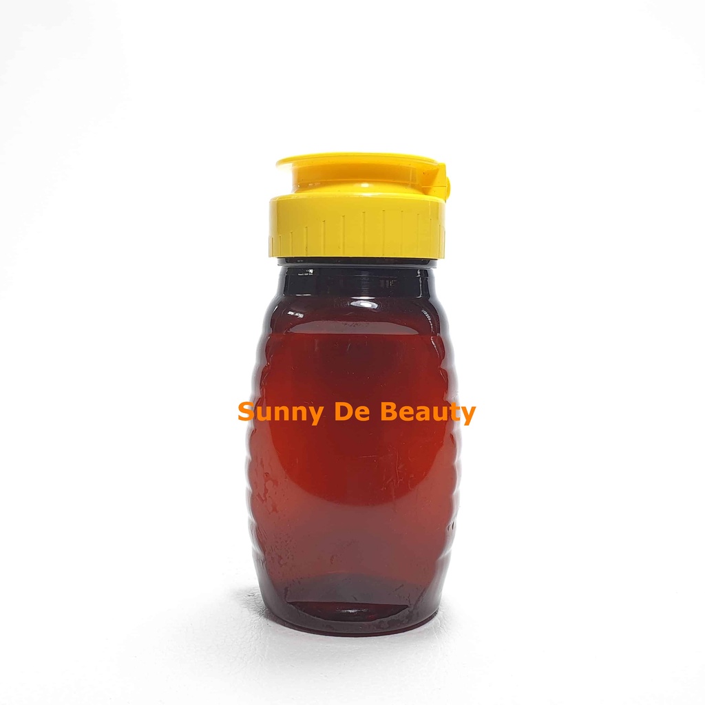 Jual Botol Madu Tj 110 Ml Oval Amber Tutup Madu Tj Fliptop / Botol ...
