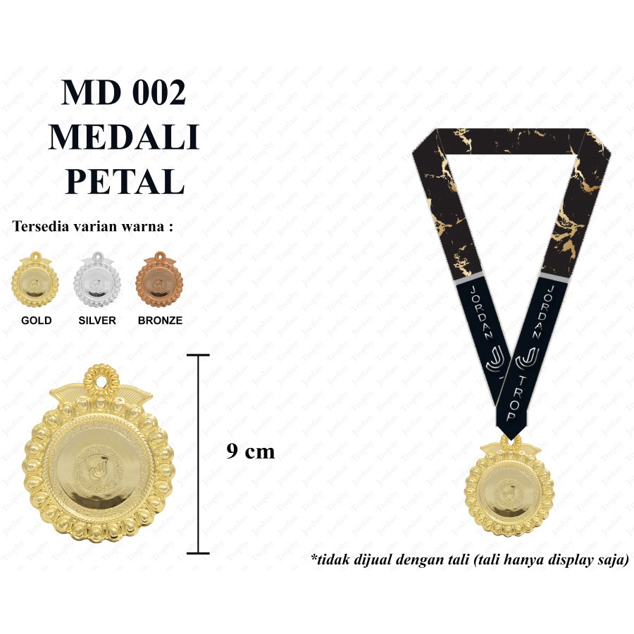 Jual Medali, Piagam, Mendali Piala, Medali olahraga, Medali Petal (12 ...